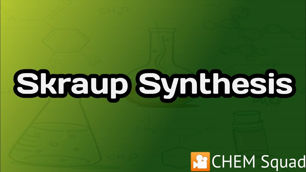 Skraup Synthesis| Organic Chemistry | #organic #organicchem | @NRF ...
