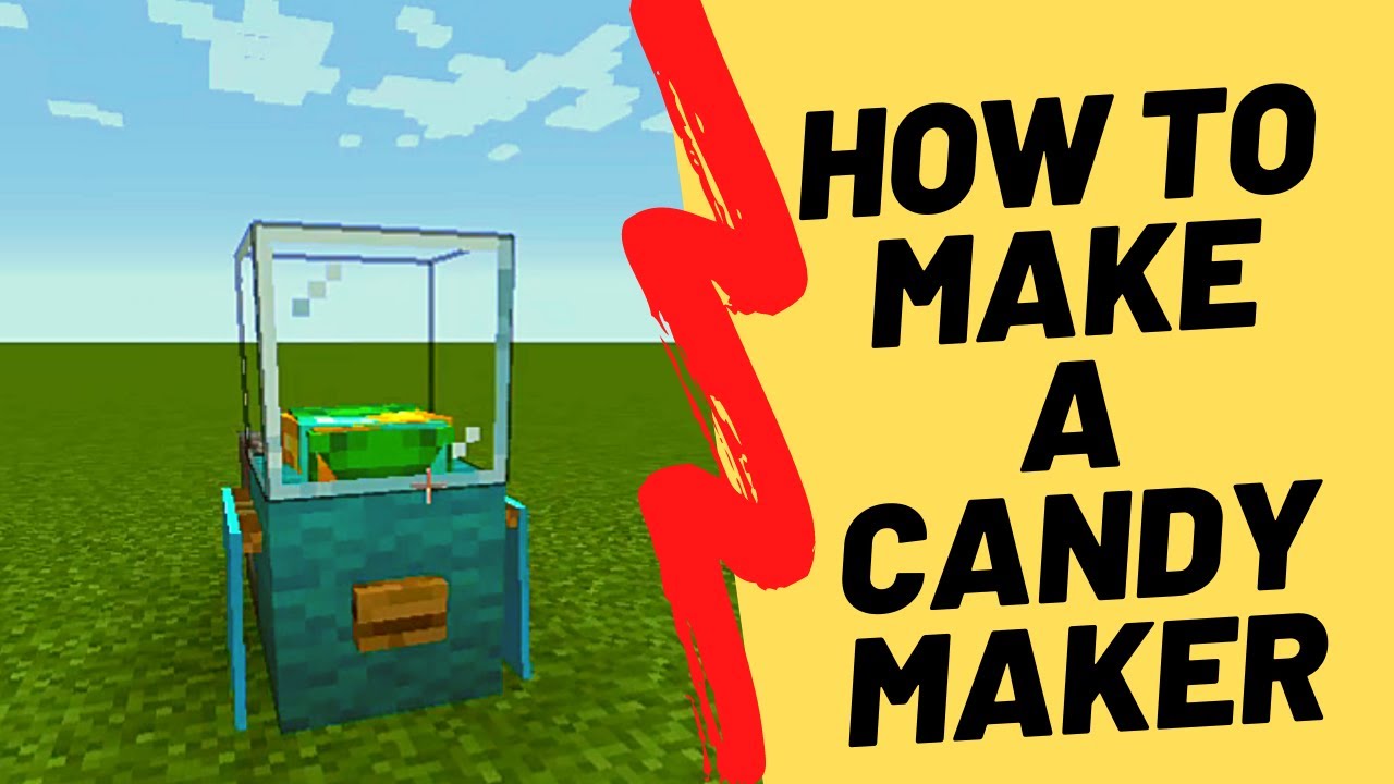 MINECRAFT | How to make a CANDY MAKER! | easy tutorial | - YouTube