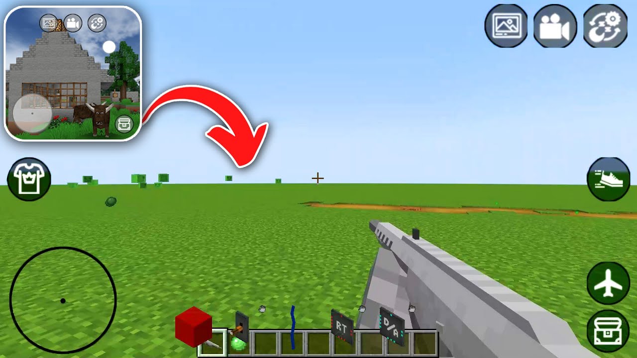 How to Make SNIPER RIFLE in MINI BLOCK CRAFT - YouTube