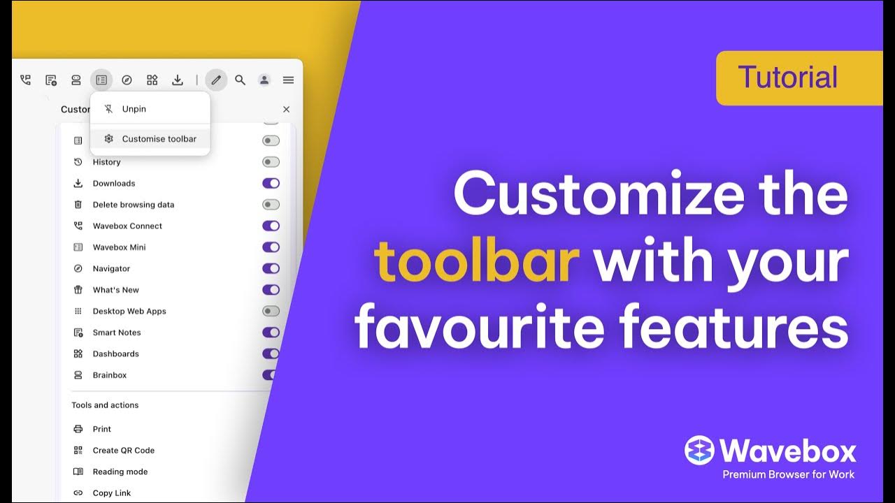 How to Customize Your Wavebox Toolbar for Maximum Efficiency! - YouTube