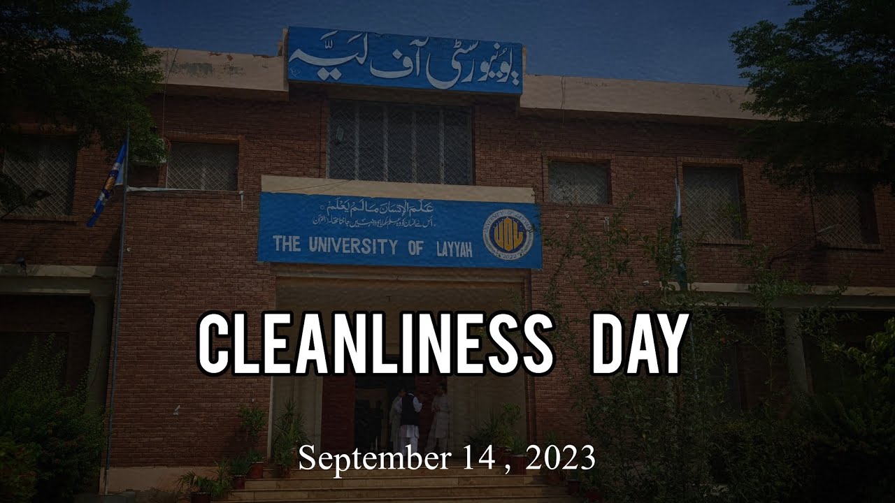 Cleanliness Day at University of Layyah (14-09-23) - YouTube
