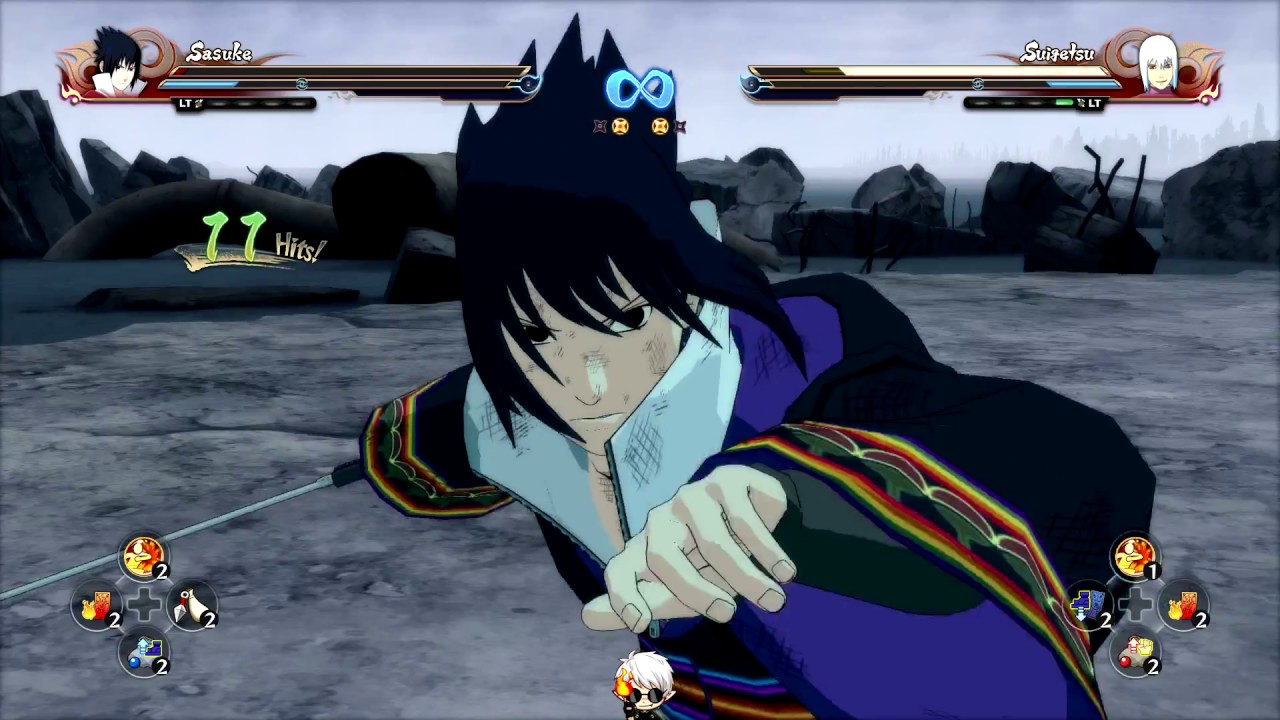 Naruto Shippuden: Ultimate Ninja Storm 4, Poncho Sasuke Uchiha VS ...