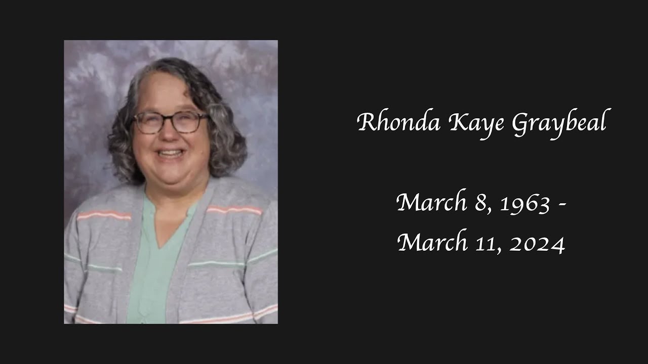Rhonda Graybeal - Celebration Of Life - YouTube