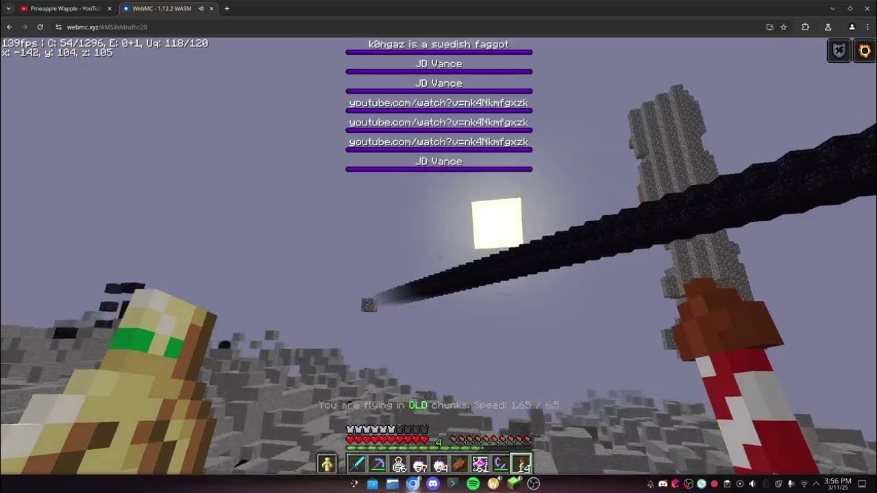 Eaglercraft 1.12.2 on noBnoT Anarchy - YouTube