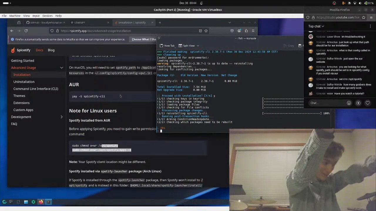 Conk OUT to me setting up Linux, Spicetify, or gaming on the Raspberry ...