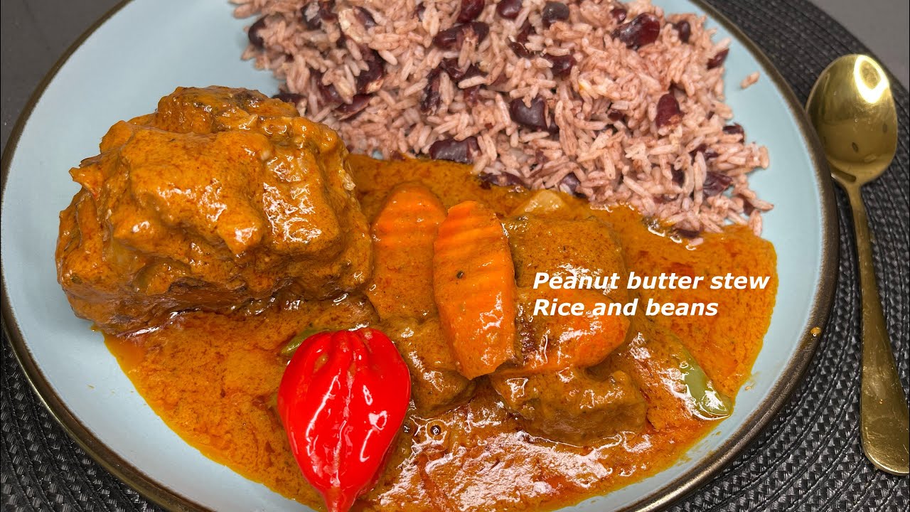 African Peanut Butter Stew | Mafé | Recipe | Lovystouch | West African ...