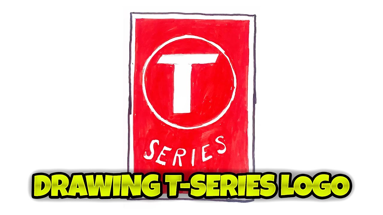 T-SERIES LOGO DRAWING STEP BY STEP (TUTORIAL) - YouTube
