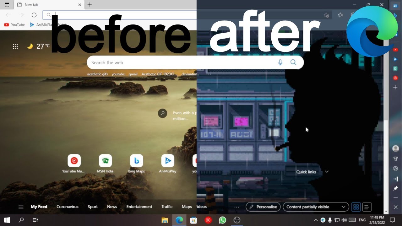 How to customize your web browser! "in a aesthetic way"... - YouTube