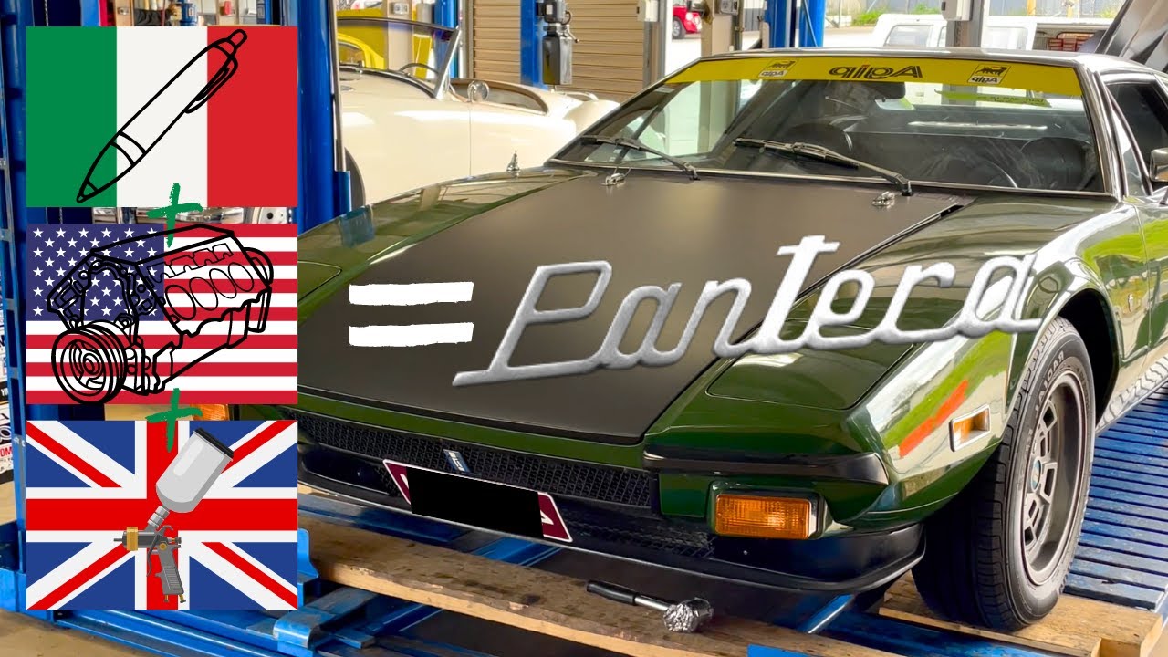 Italian Styling + American Muscle + British Paint = PANTERA in for the ...