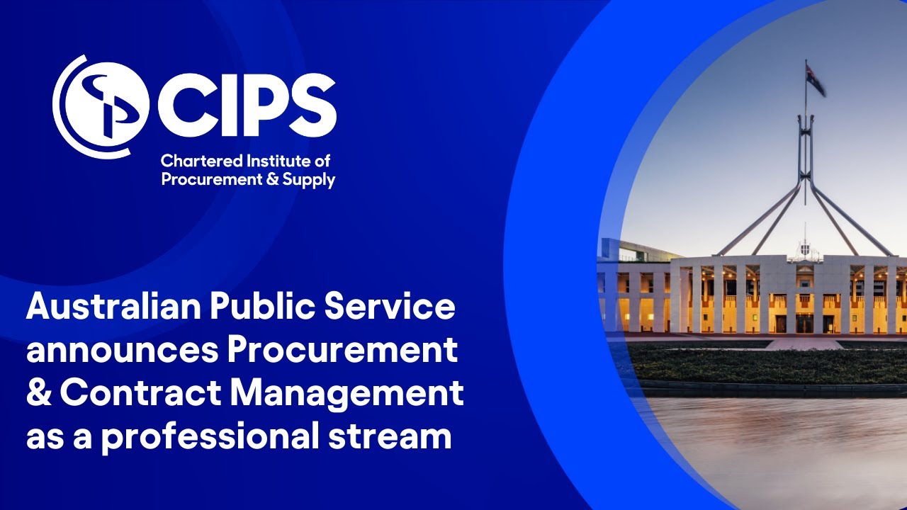 The APS announces Procurement and Contract Management as a professional ...