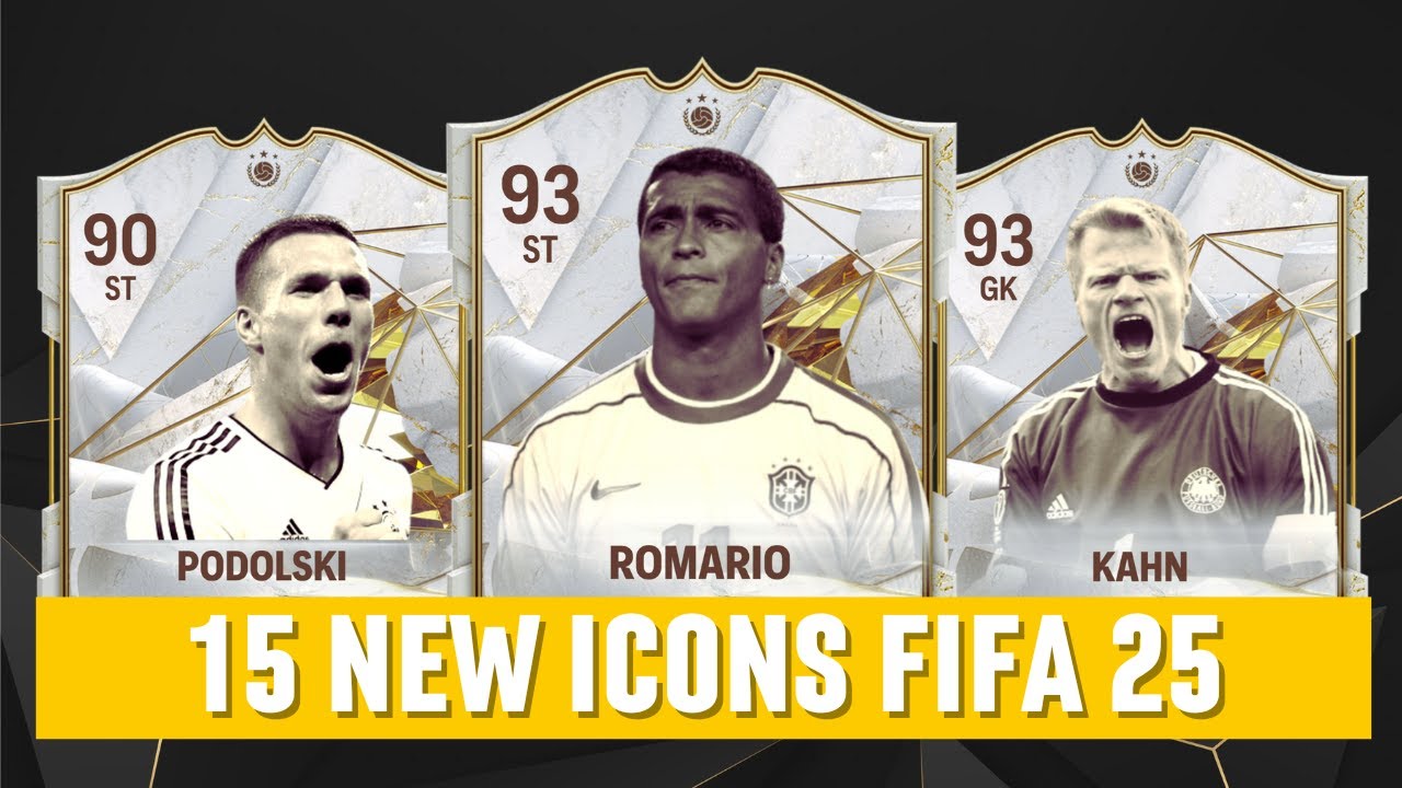 15 NEW ICONS wishlist | EA Sports FC 25 | FIFA 25 ft. Romario, Podolski ...