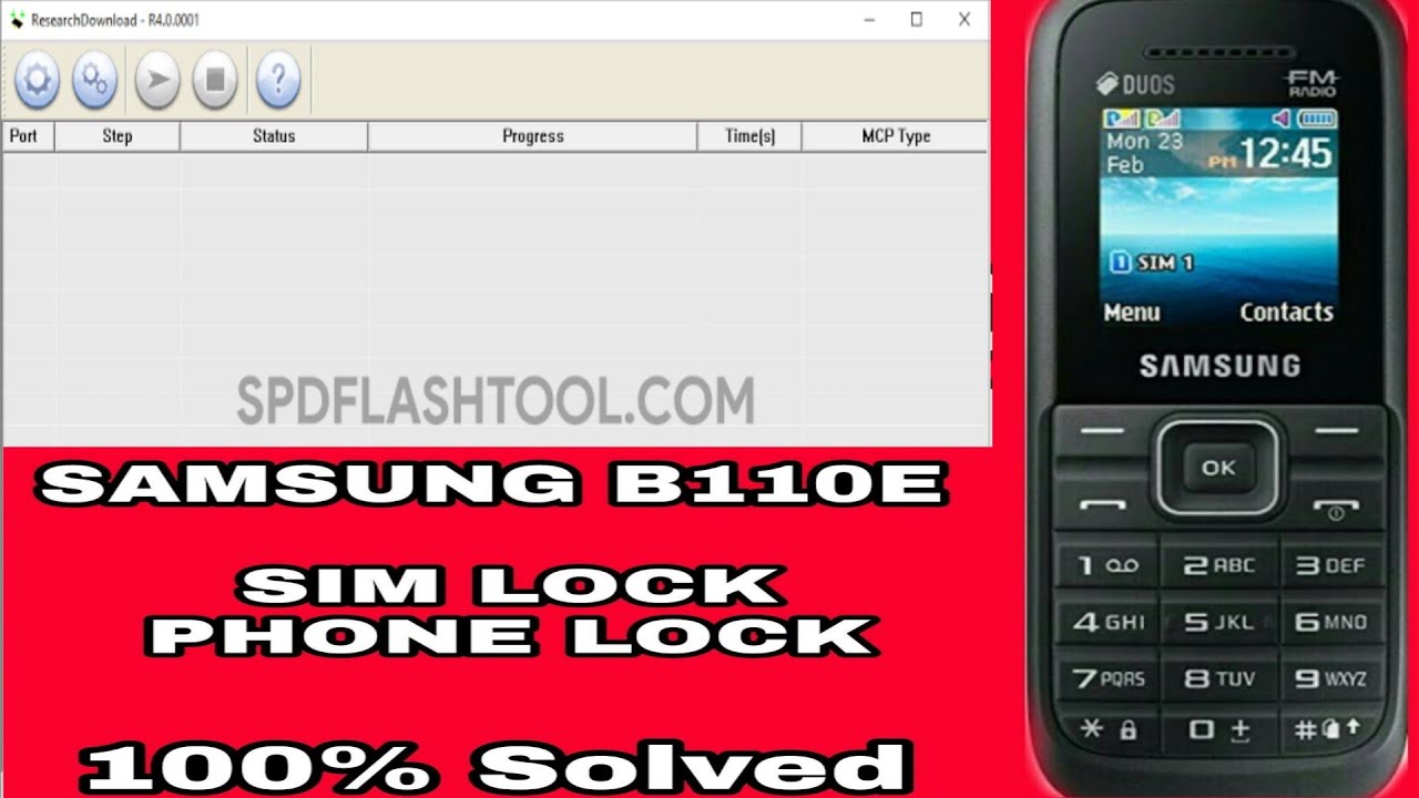How to flash without box b110e Samsung B110E sim lock problem salustion ...