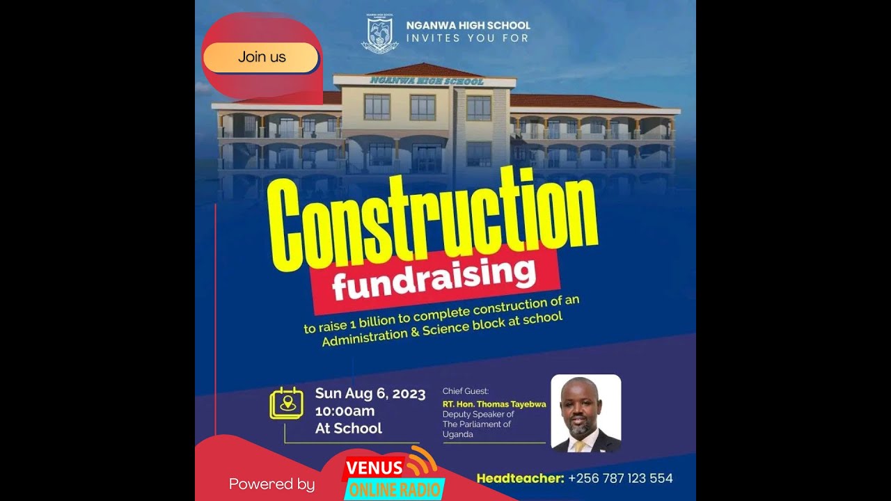 NGANWA HIGH SCHOOL FUNDRAISING FOR THE COMPLETION OF ADMIN BLOCK - YouTube