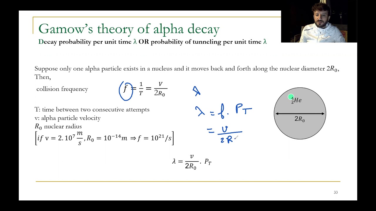 Alpha decay Gamow s theory PART3 - YouTube