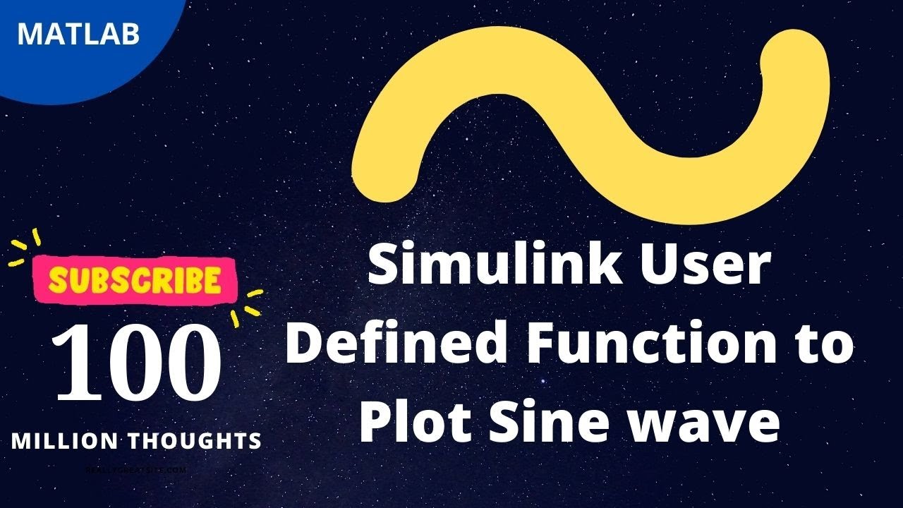 Simulink User Defined Function To Plot Sine Wave YouTube Simulink User Defined Function To Plot Sine Wave YouTube
