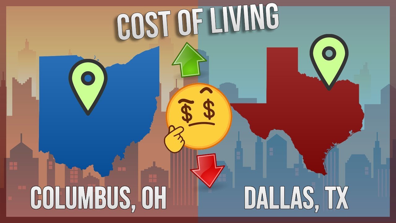 Columbus, OH vs Dallas, TX Cost of Living/Travel Price 2025 Comparison ...