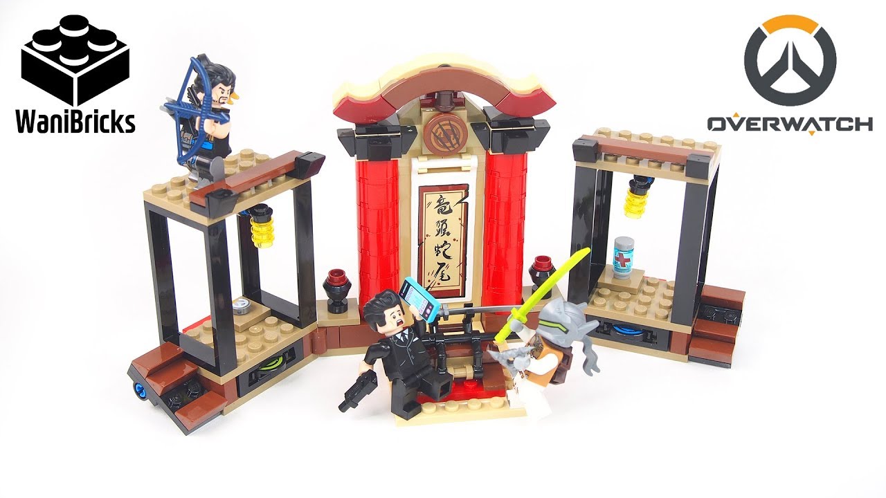 LEGO Overwatch 75971 Hanzo vs Genji - Lego Speed Build Review - YouTube