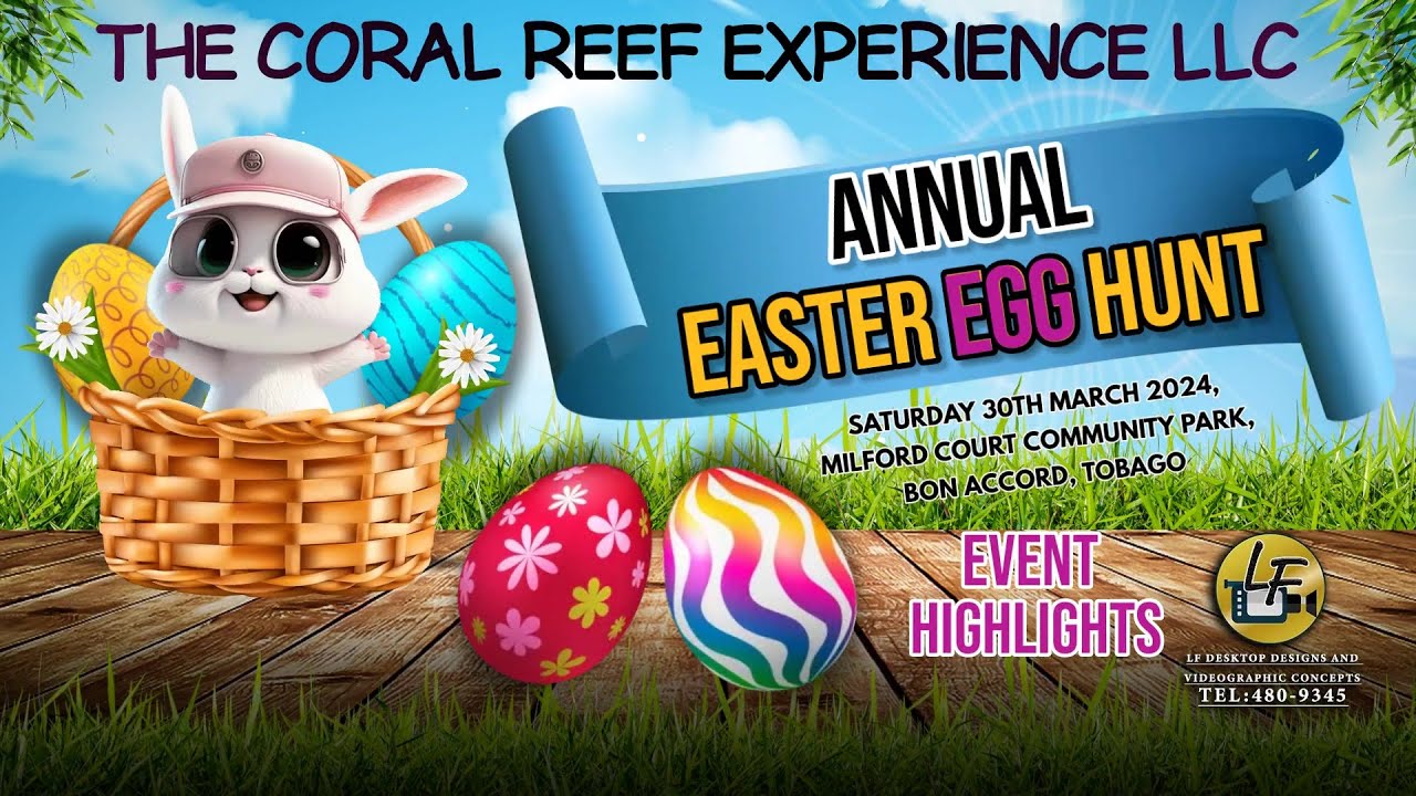 THE CORAL REEF EXPERIENCE LLC, ANNUAL EASTER EGG HUNT 2024 - YouTube