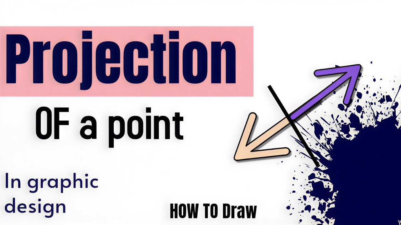 Projection of a point | Graphics design | 2d plane & 3d plane - YouTube