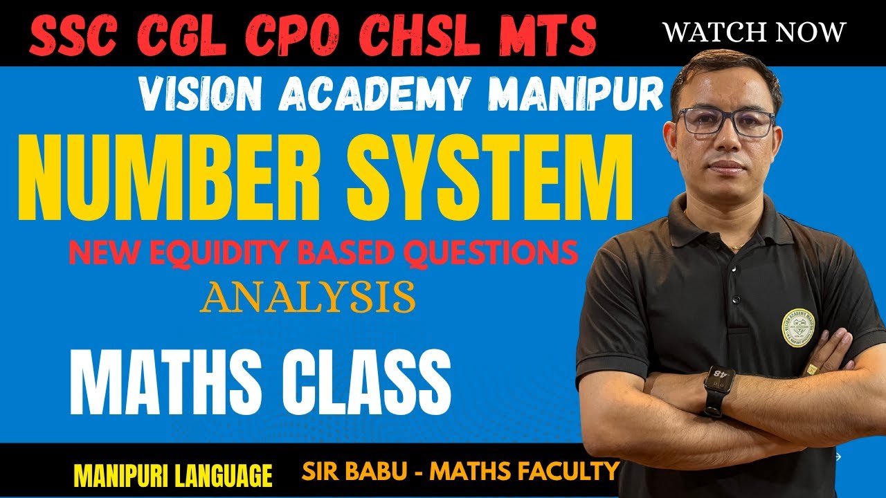 SSC CGL COURSE#MATHS:NUMBER SYSTEM-5 REMAINDER AND UNIT DIGIT#PURE ...