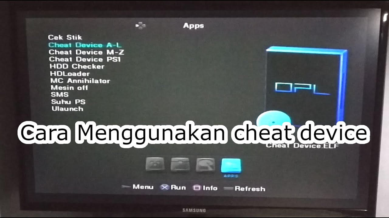 APPS Cheat device dan cara penggunaanNya - YouTube