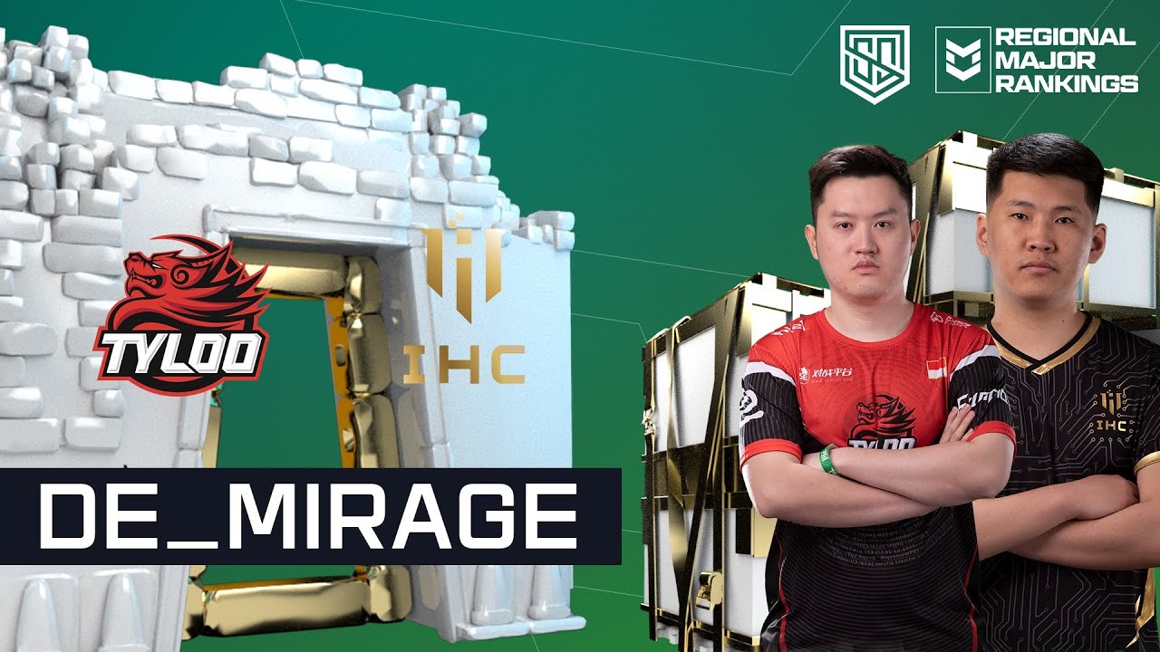 [FULLMATCH] DE_MIRAGE | TYLOO VS IHC | GROUP STAGE | PGL MAJOR ANTWERP 2022 ASIA RMR - YouTube