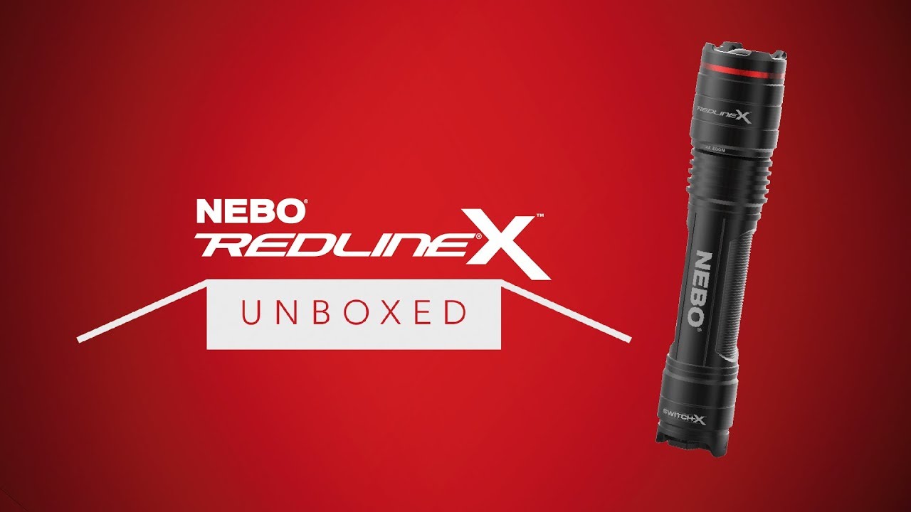 NEBO Unboxed: Redline X - Powerful LED Flashlight Featuring Switch-X ...