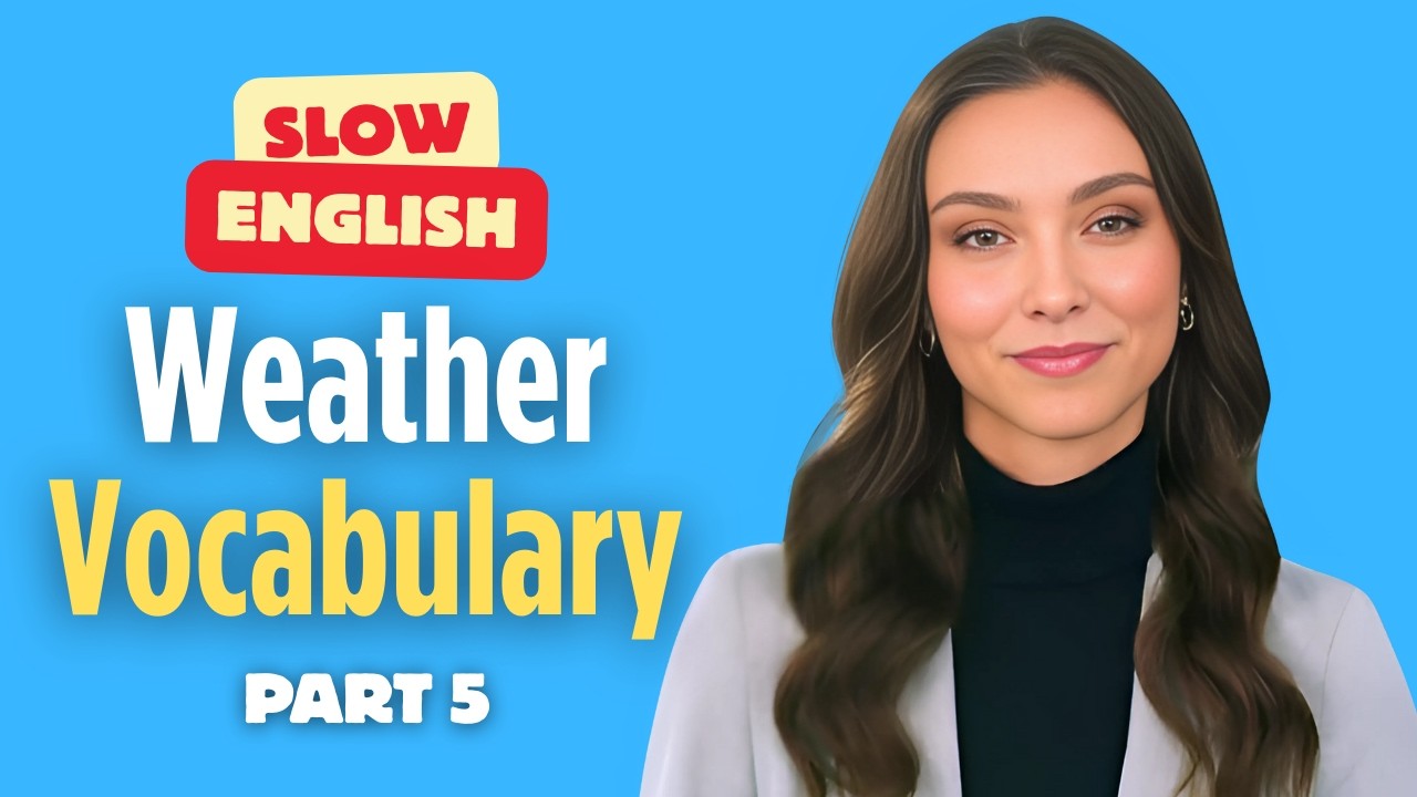 English Listening Practice | Weather Vocabulary – Part 5 - YouTube
