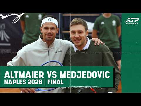 Daniel Altmaier vs Hamad Medjedovic Trophy Showdown | Naples 2026 Final Highlights