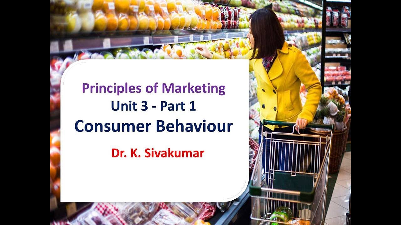 Consumer Behavior - Unit 3 - Part 3 - Principles of Marketing Class ...