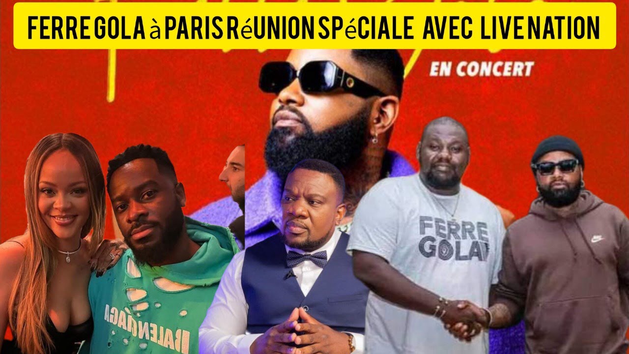 ARRIVÉE YA FERRE GOLA RENION AVEC LIVE NATION CHARLES TABU AKIMI 🏃‍♂️🏃 ...