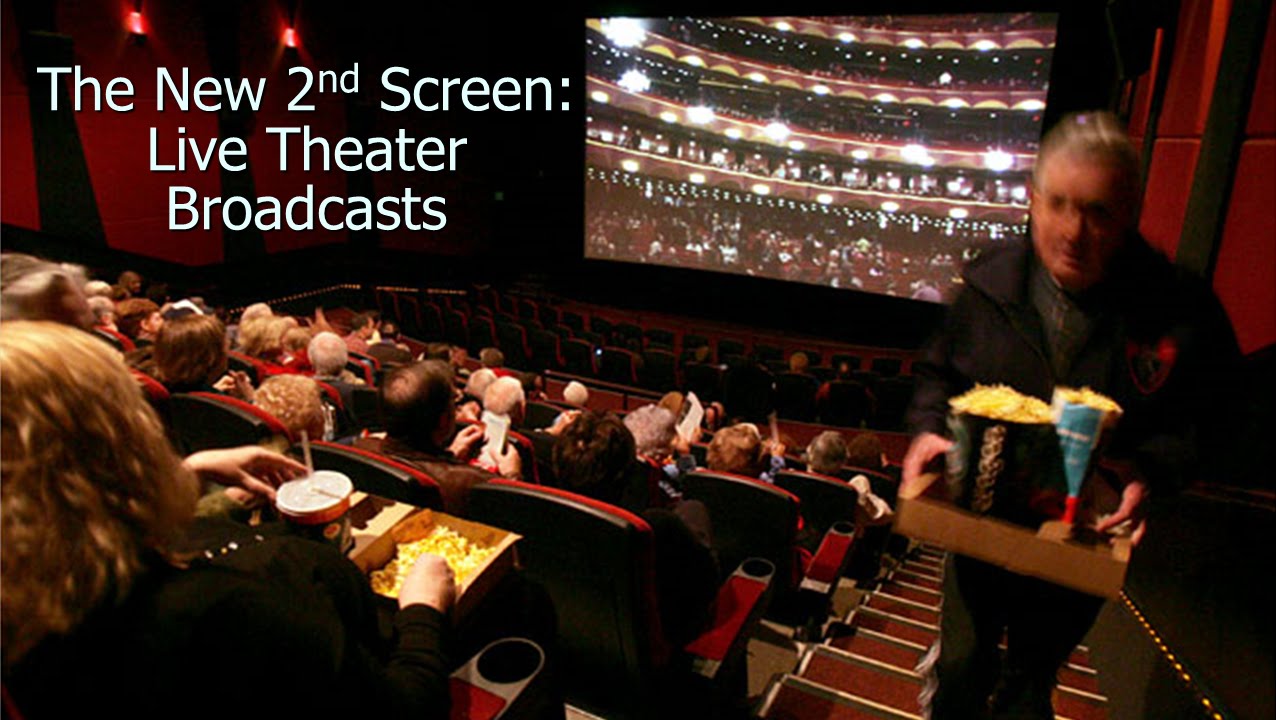 The New Second Screen: Live Theater Broadcasts by Mark Schubin - YouTube