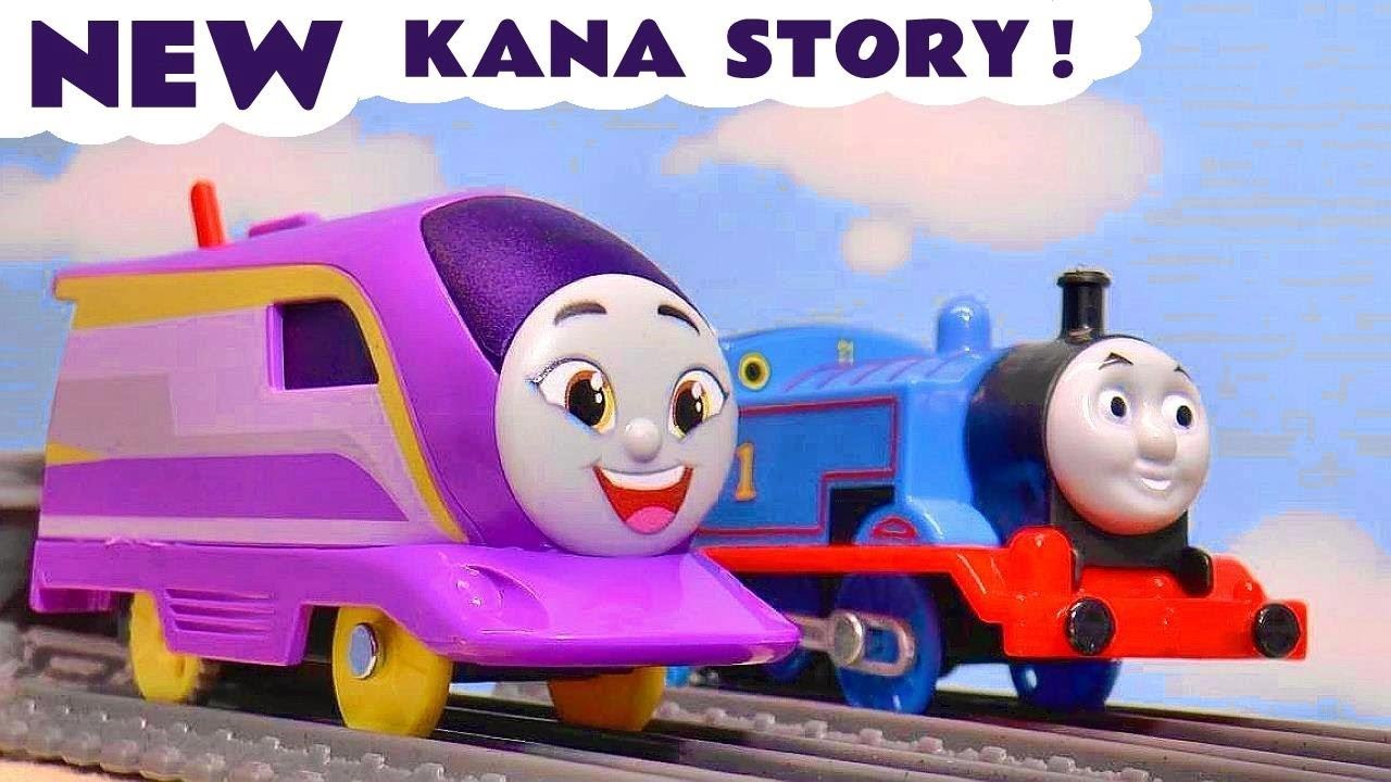 All Engines Go Kana Trackmaster Toy Train Story - YouTube