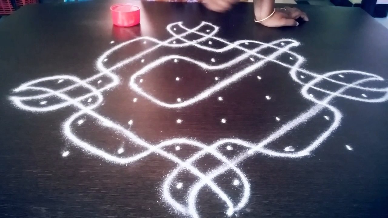 8 pulli kolam | Pulli Kolam | Pulli Vacha Kolam | Sikku kolam | Kolam ...