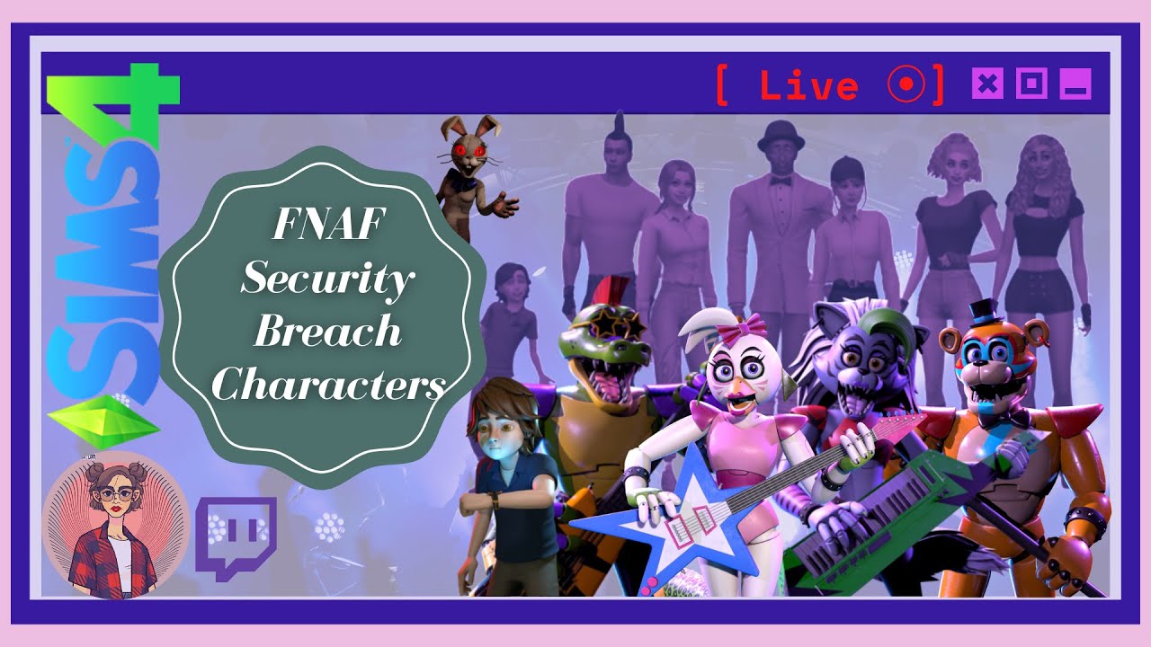 FNAF Security Breach Characters In The Sims 4 | The Sims 4 | Liallette ...