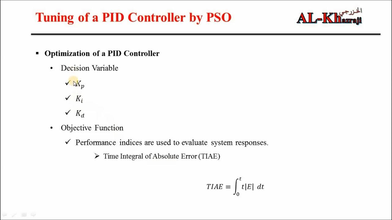 Tuning of a PID Controller by Particle Swarm Optimization (PSO) step by step - YouTube