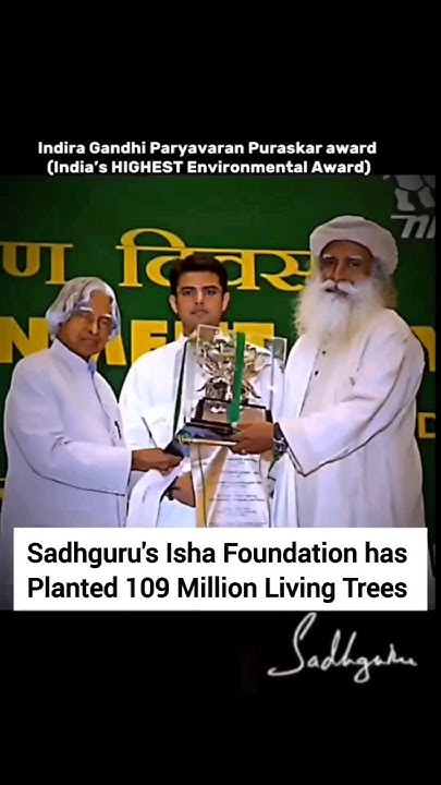 Sadhguru's Isha Foundation planted 10.9 Crore Trees 🌱🙏 #sadhguru #tree ...