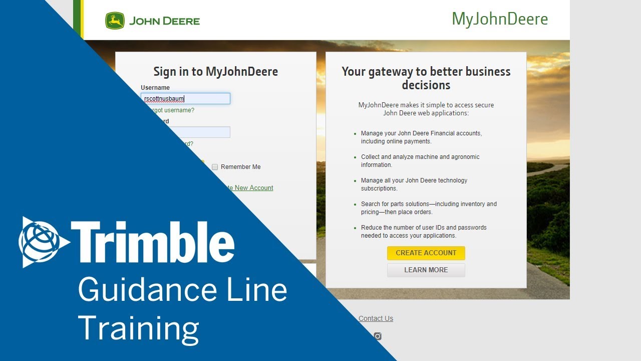 How To Manage John Deere Guidance Lines | Online Training | Trimble Ag ...