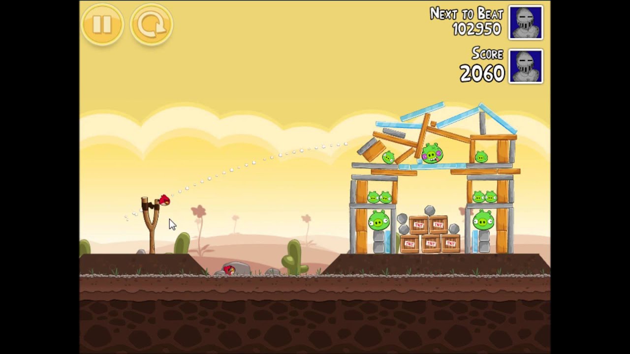 Angry Birds Part 16 Tnt That Wont Explode - YouTube