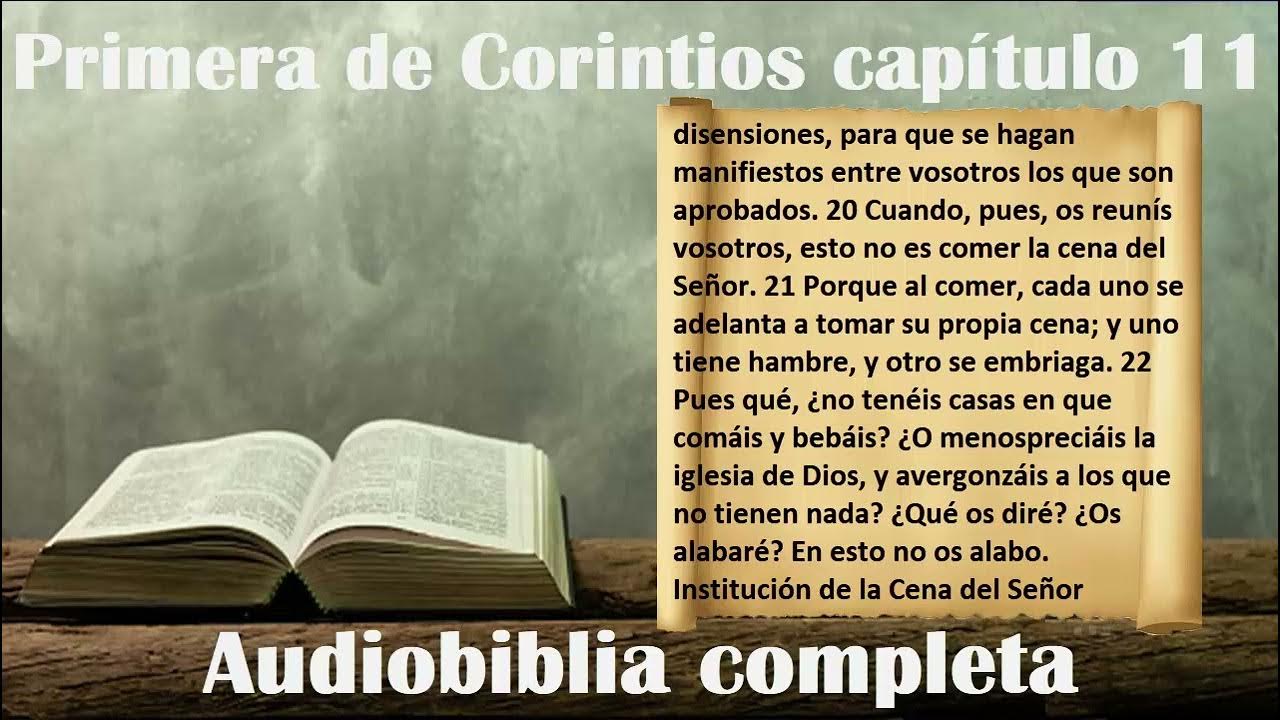 Primera de Corintios Capitulo 11 Audiobiblia completa Podcast - YouTube