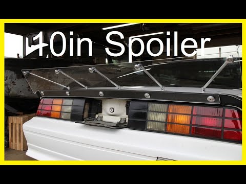 DIY NASCAR Spoiler (Pt1) - YouTube
