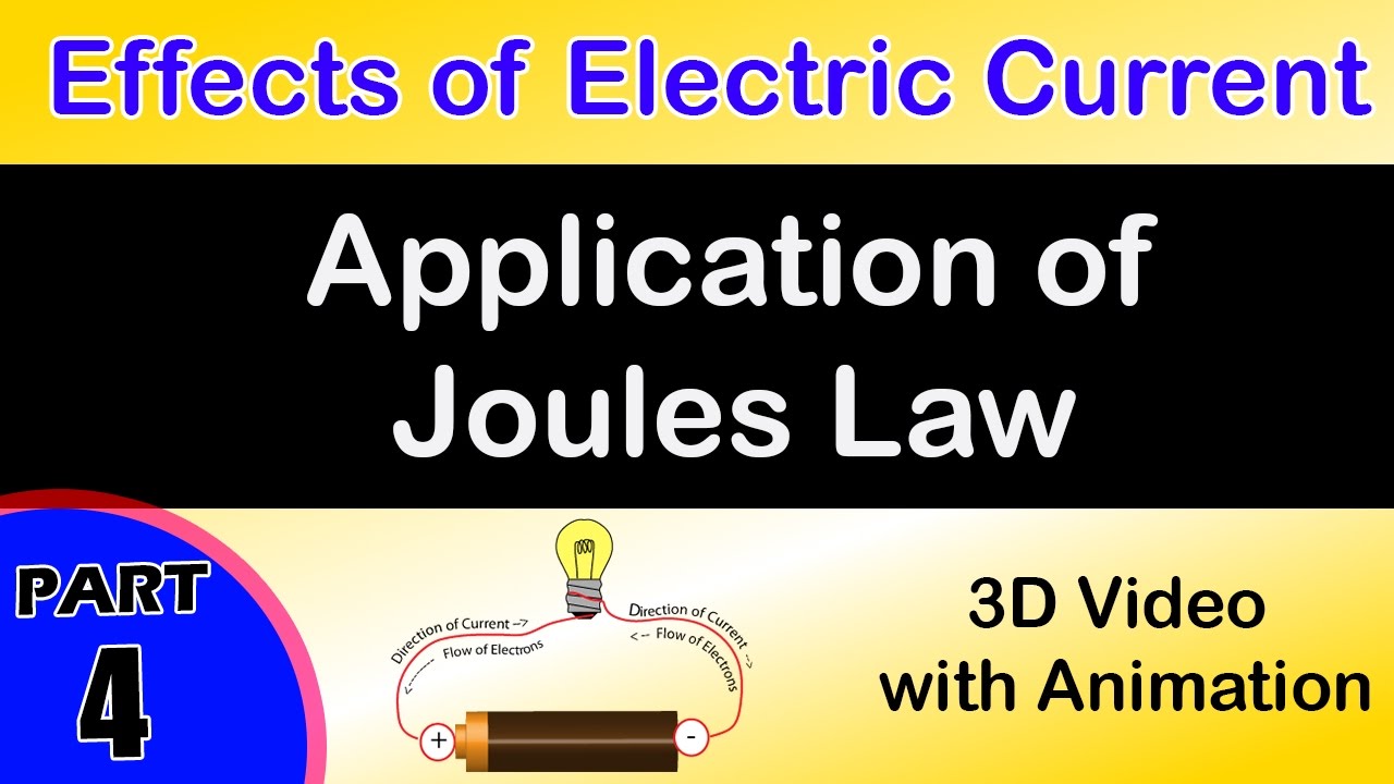 Application of Joules Law Effects of electric current class 12 physics ...