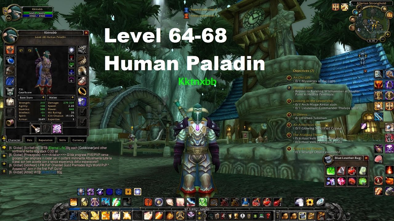 Leveling route 64-68 #13 [Human Paladin] Mining/Blacksmuthing - Warmane ...