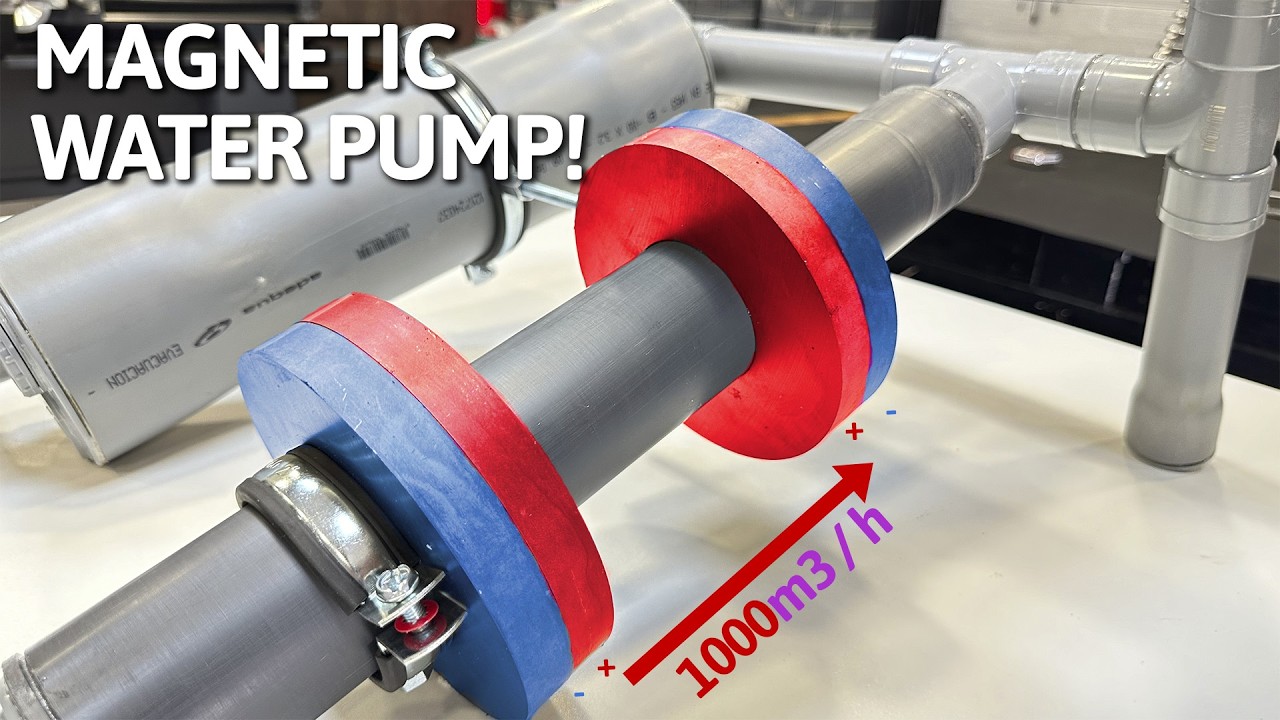 Magnetic Water Pump Without Electricity - YouTube