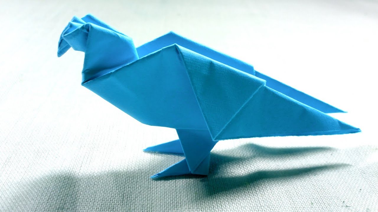 Origami Pigeon-How to make an origami bird|origami pigeon instructions ...