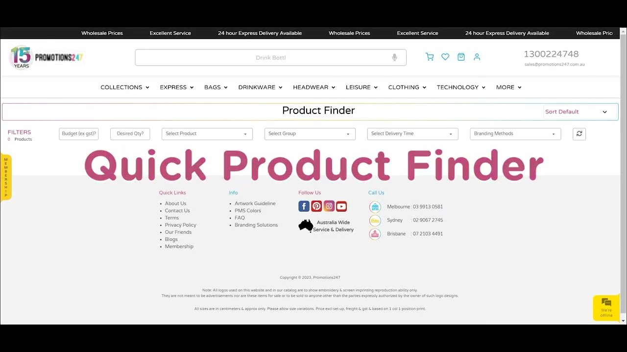 Quick Product Finder - YouTube