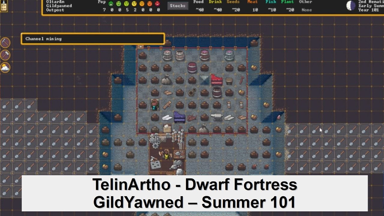 Forts by Years Series - GildYawned - Summer 101 #DwarfFortress #DF # ...