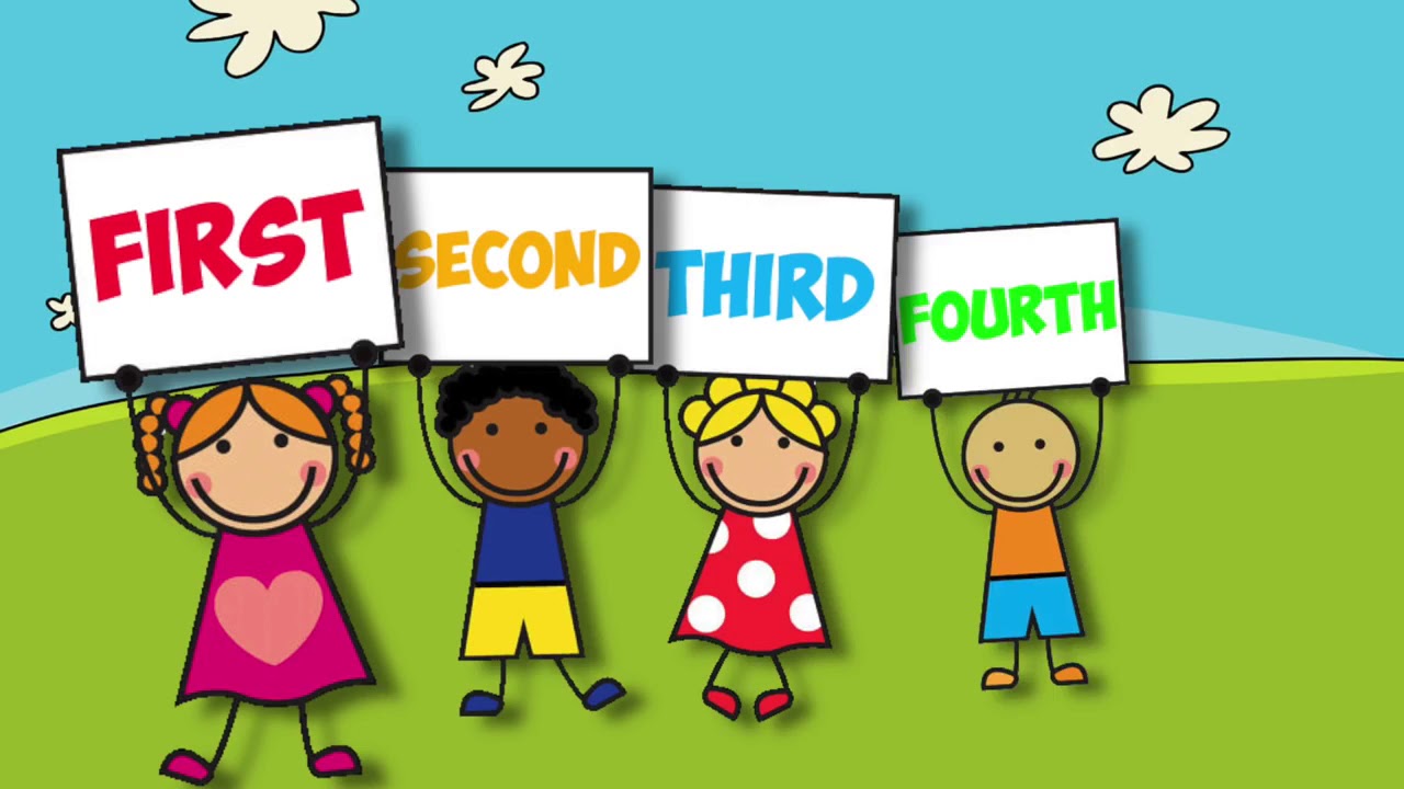 Ordinal Numbers Song - YouTube