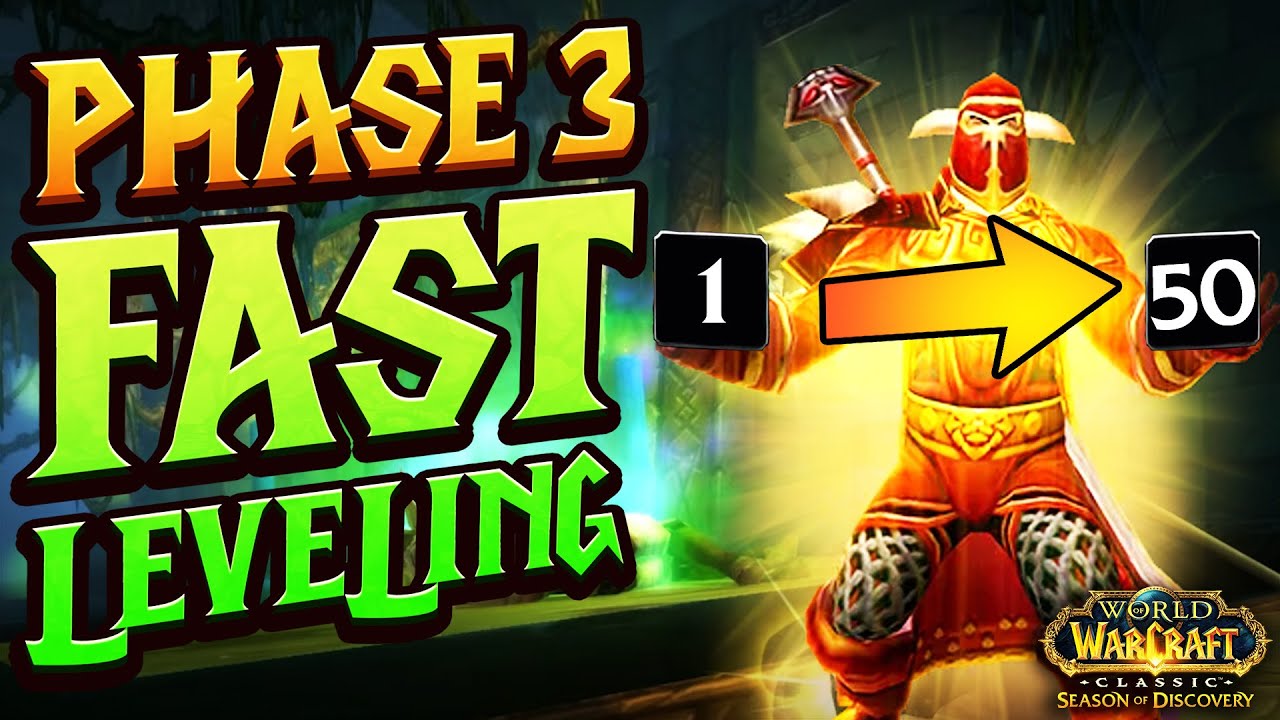 From 1 to 50 in RECORD TIME - SoD Phase 3 leveling guide - YouTube