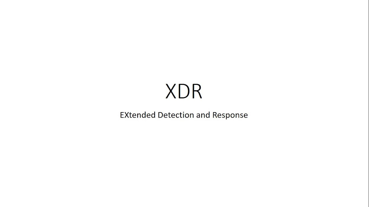 XDR - YouTube